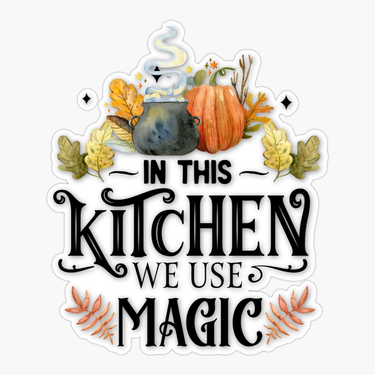 Maneki In This Kitchen We Use Magic, Kitchen Witch, Kitchen Witchery ...