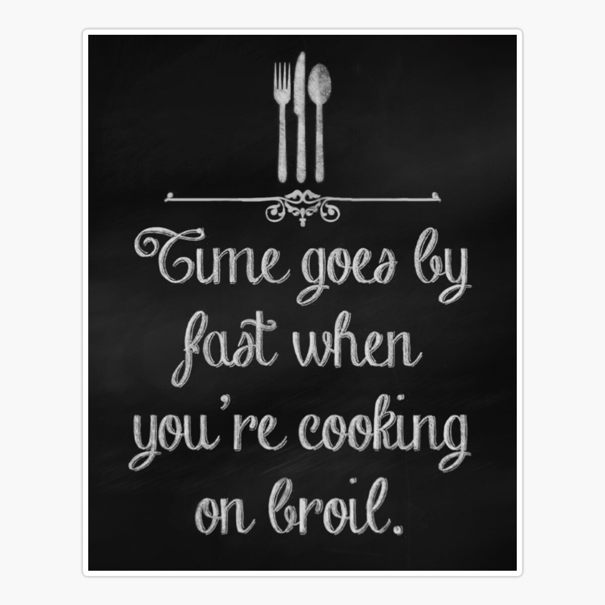 Maneki Kitchen Wisdom Chalkboard Cuisine Oodie Wall Decor Sticker ...