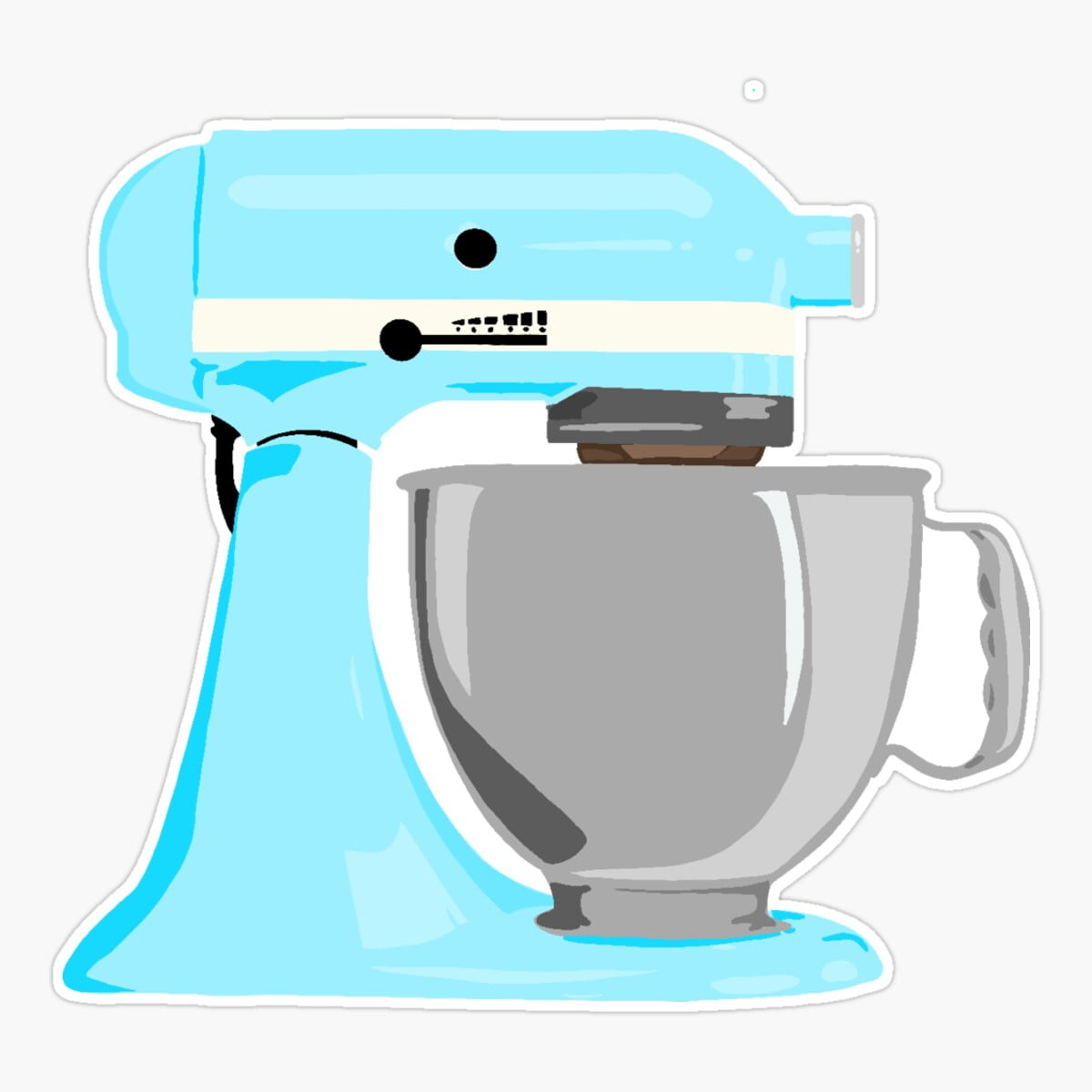 Maneki Kitchenaid Stand Mixer - Blue Sticker, Phone Decal Water Bottle ...