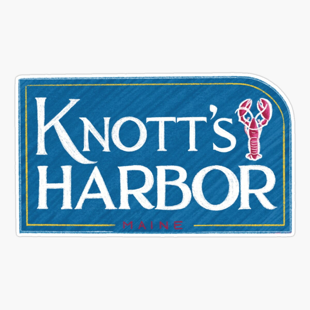 Maneki Knott'S Harbor From Emily Henry'S Happy Place Sticker, Phone ...