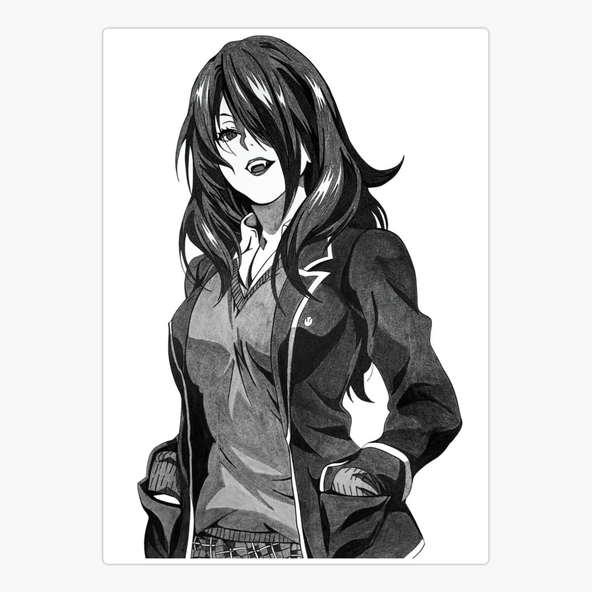 Maneki Kobayashi Rindo Sticker, Phone Decal Water Bottle Stickers Car ...