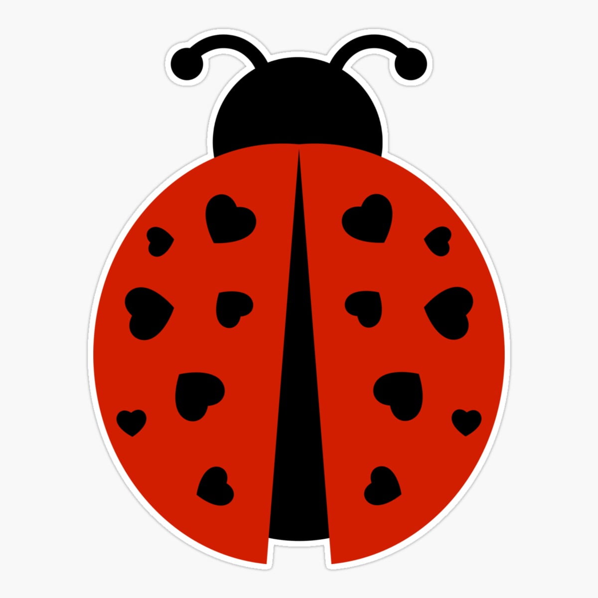 Maneki Ladybug Love Er, Phone Decal Water Bottle Stickers Car Decals ...