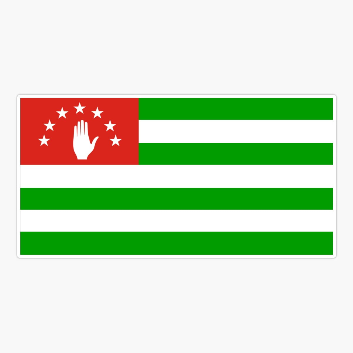 Maneki Lag O Abkhazia Sticker, Phone Decal Water Bottle Stickers Car ...