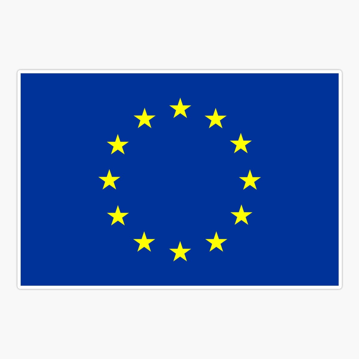 Maneki Lag O European Union Sticker, Phone Decal Water Bottle Stickers ...