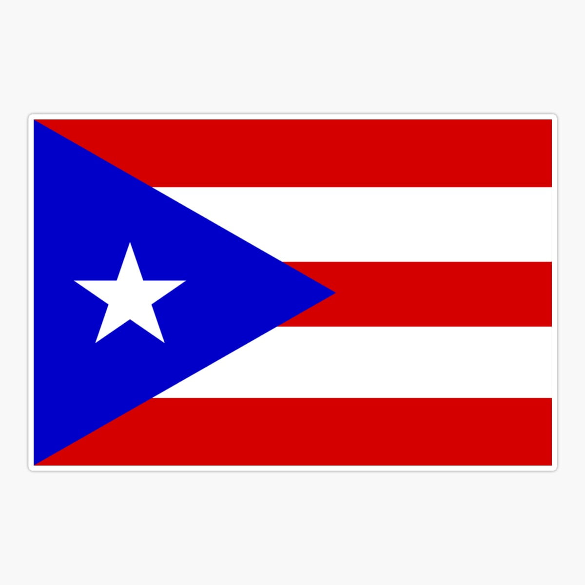 Maneki Lag O Puerto Rico Sticker, Phone Decal Water Bottle Stickers Car ...