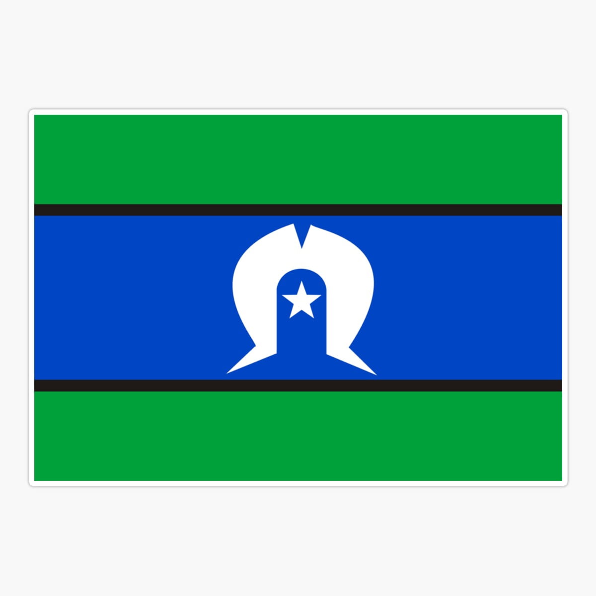 Maneki Lag O Torres Strait Islander Sticker, Phone Decal Water Bottle ...