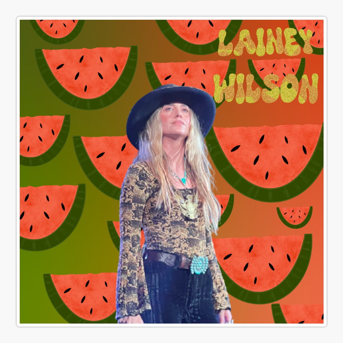 Maneki Lainey Wilson Er, Phone Decal Water Bottle Stickers Car Decals ...