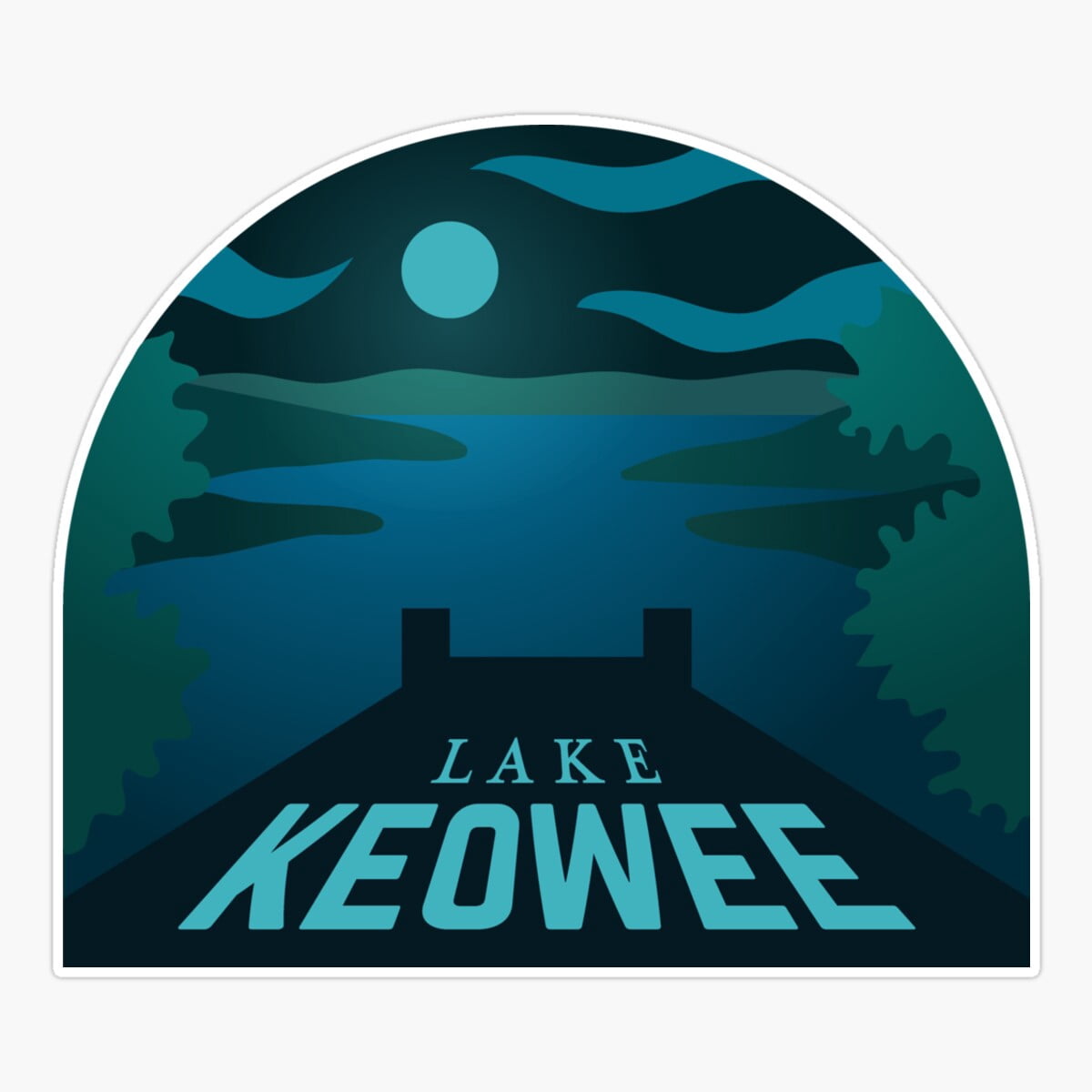 Maneki Lake Keowee Er, Phone Decal Water Bottle Stickers Car Decals ...