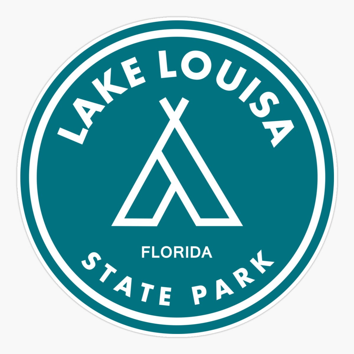 Maneki Lake Louisa State Park Lorida Tent Er, Phone Decal Water Bottle ...