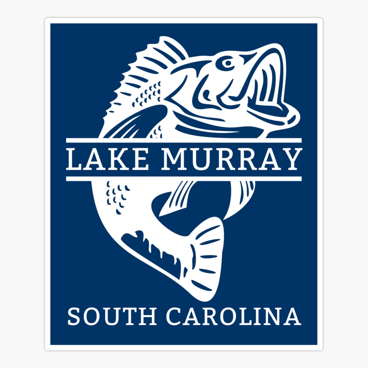 Maneki Lake Murray, South Carolina, Usa Er, Phone Decal Water Bottle ...