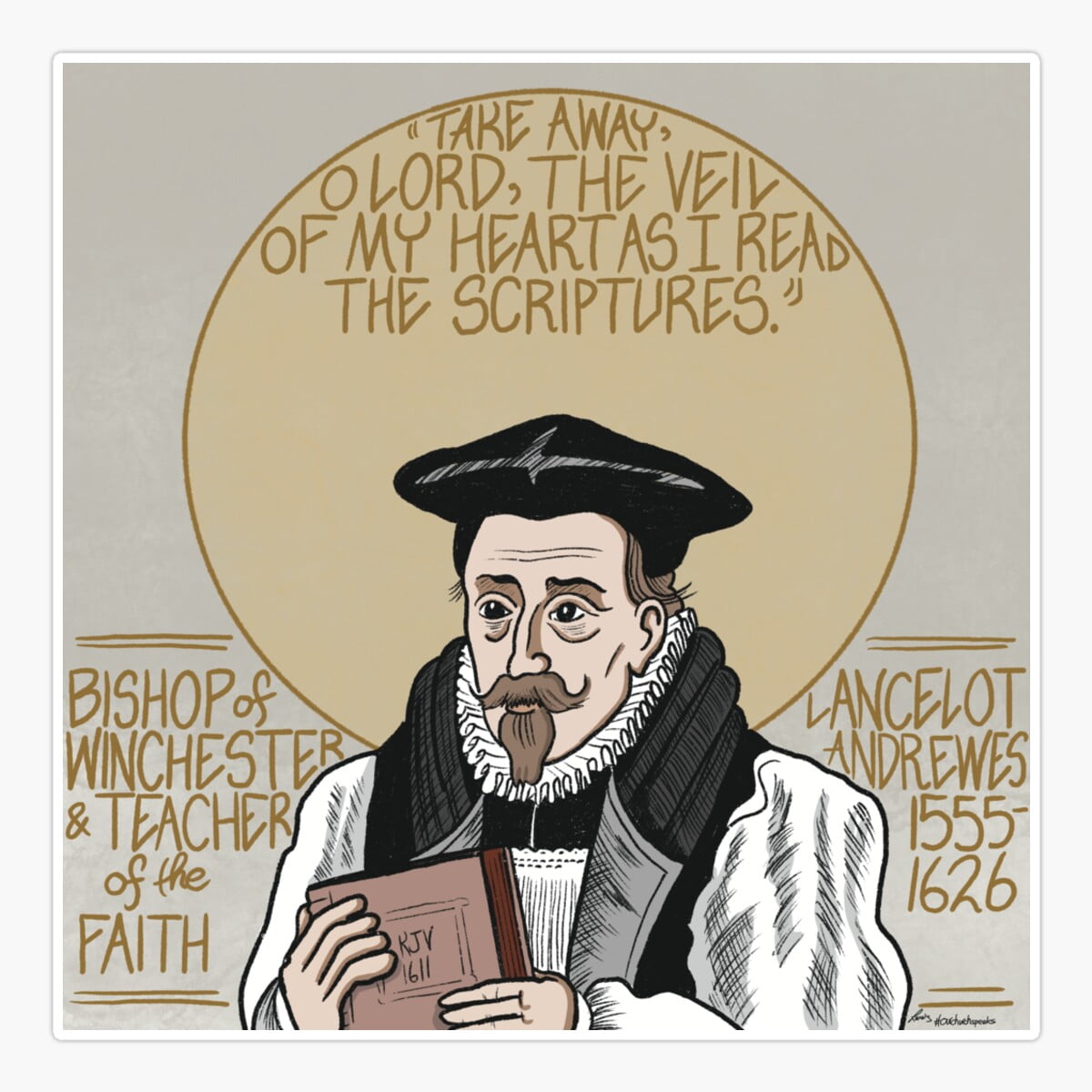 Maneki Lancelot Andrewes (1555-1626), Bishop Of Winchester & Teacher Of ...