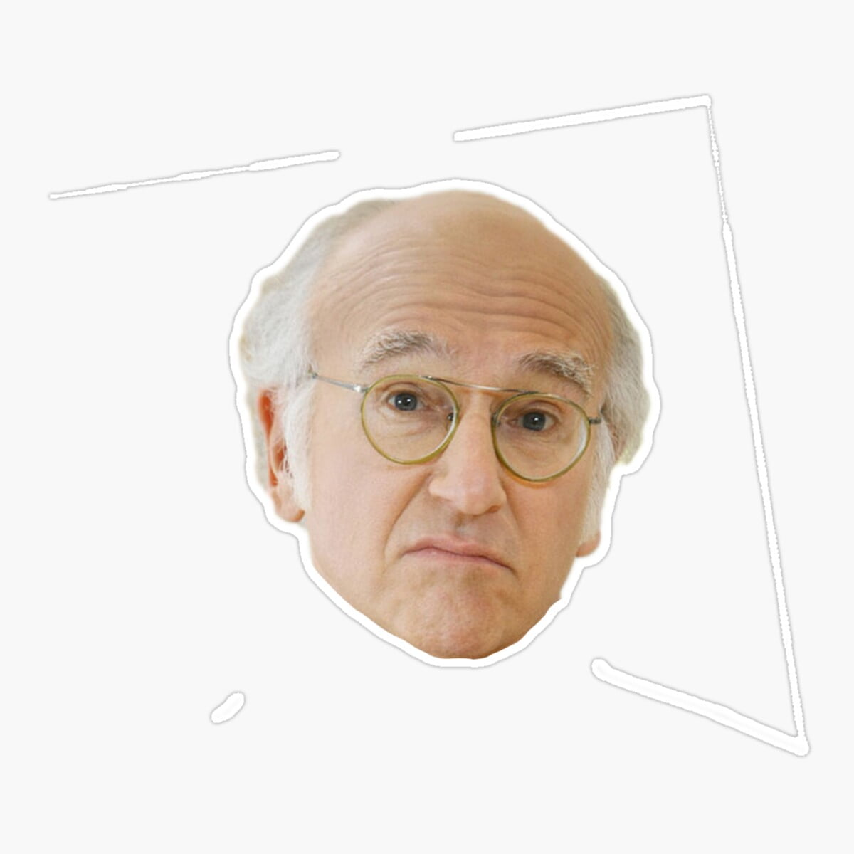 Maneki Larry David Head / Curb Your Enthusaism (Poster, Er, Shirts ...