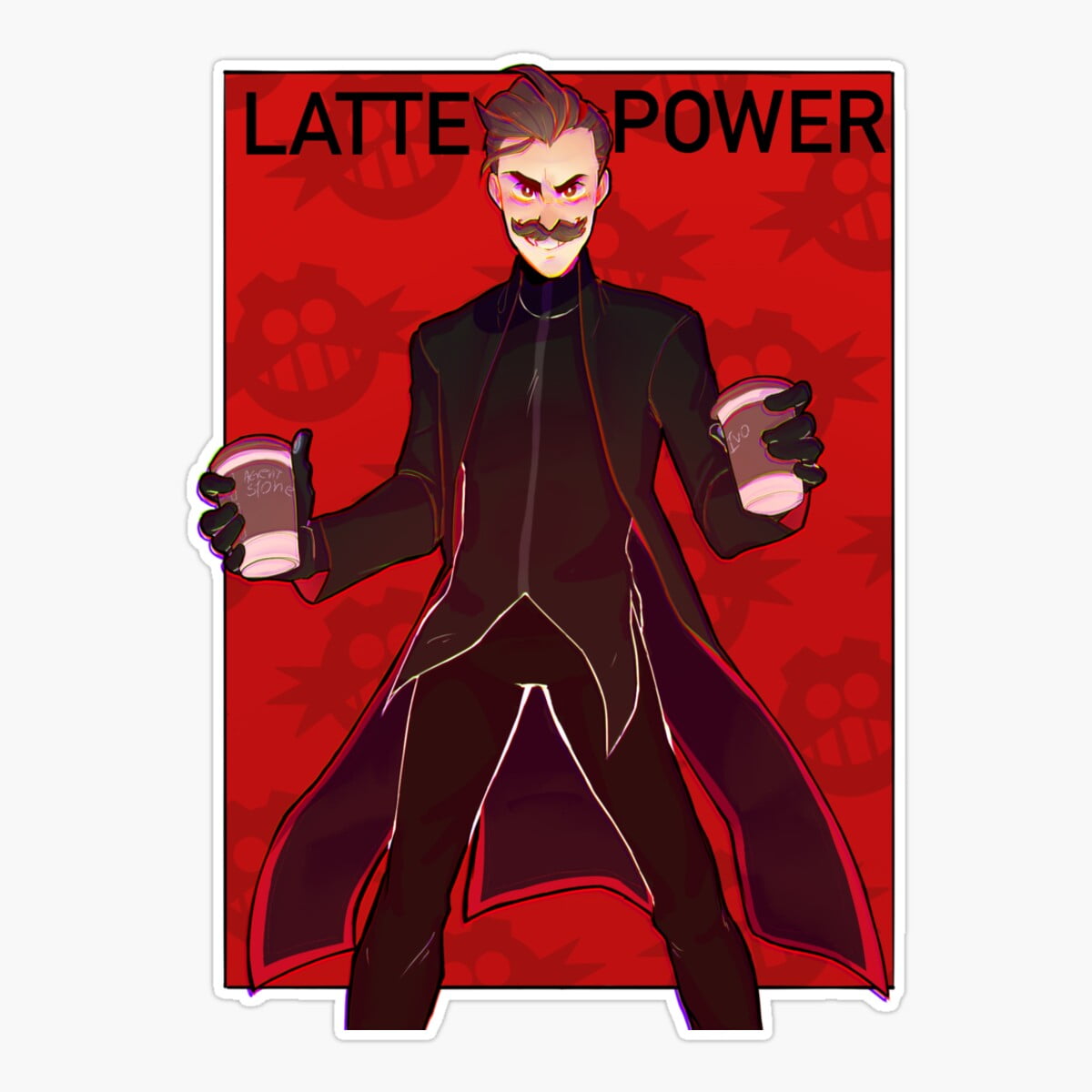 Maneki Latte Power - Drrobotnik (Sonic Movie) Er, Phone Decal Water ...
