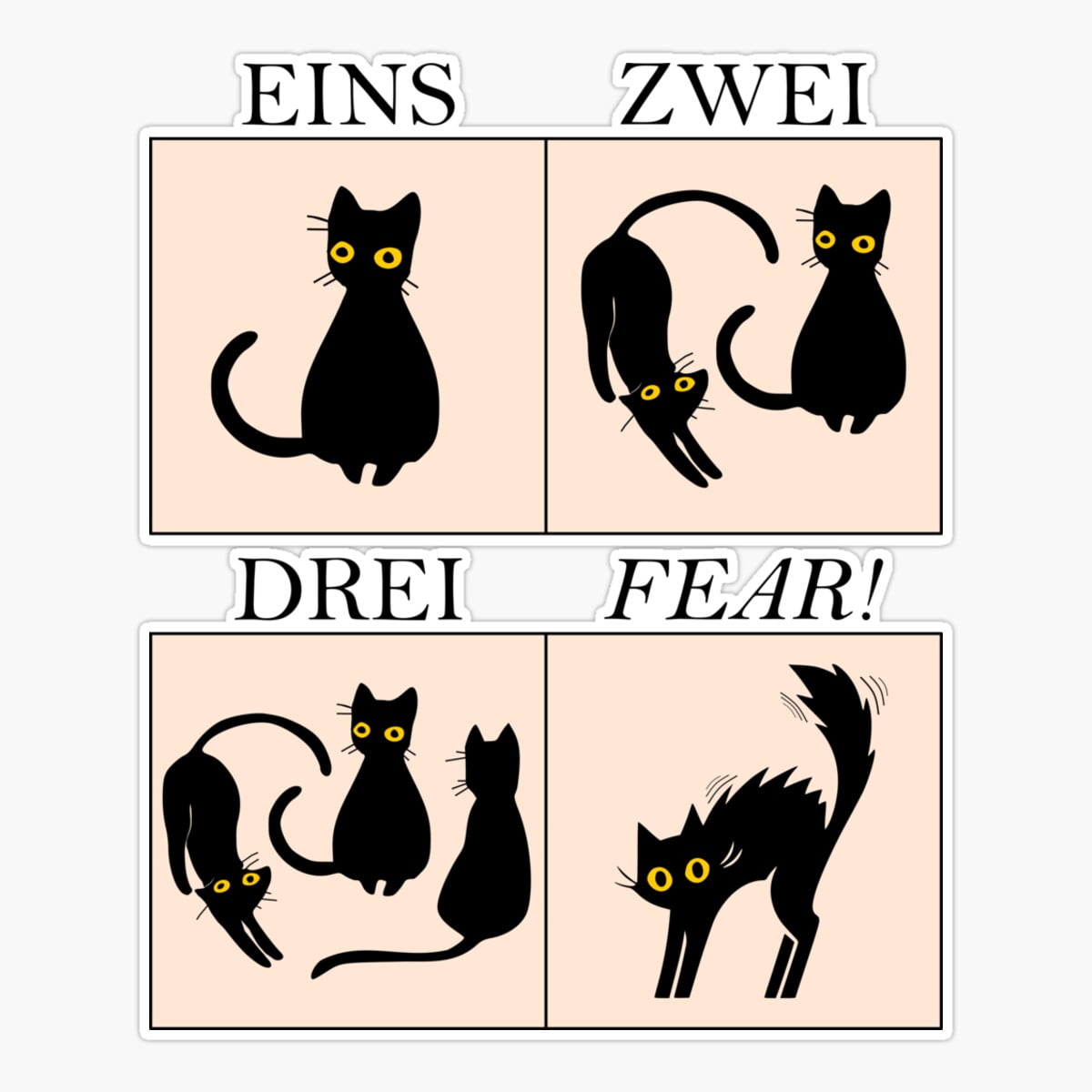 Maneki Learning German With Cats: Eins, Zwei, Drei, Fear Er, Phone ...