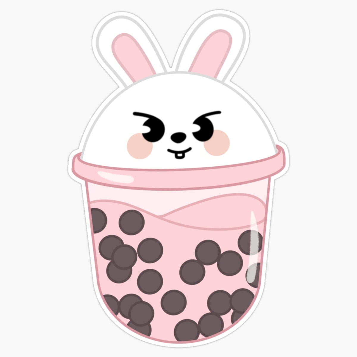 Maneki Leebit Boba Tea Er, Phone Decal Water Bottle Stickers Car Decals ...