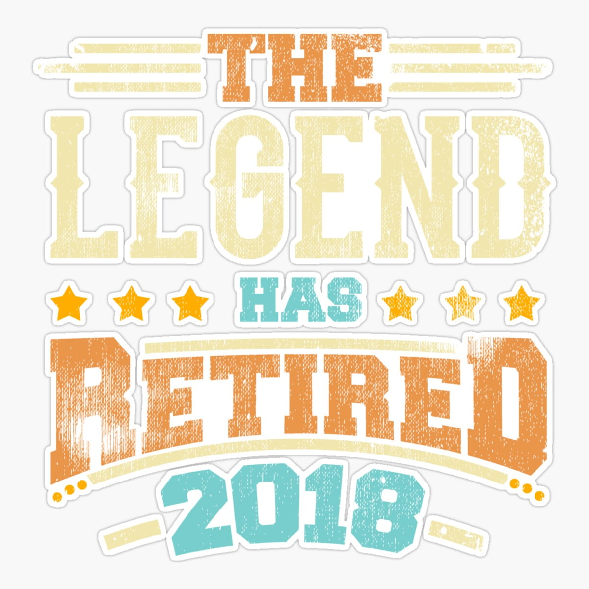 Maneki Legend Has Retired 2018 Retirement Party Dad Er, Phone Decal ...