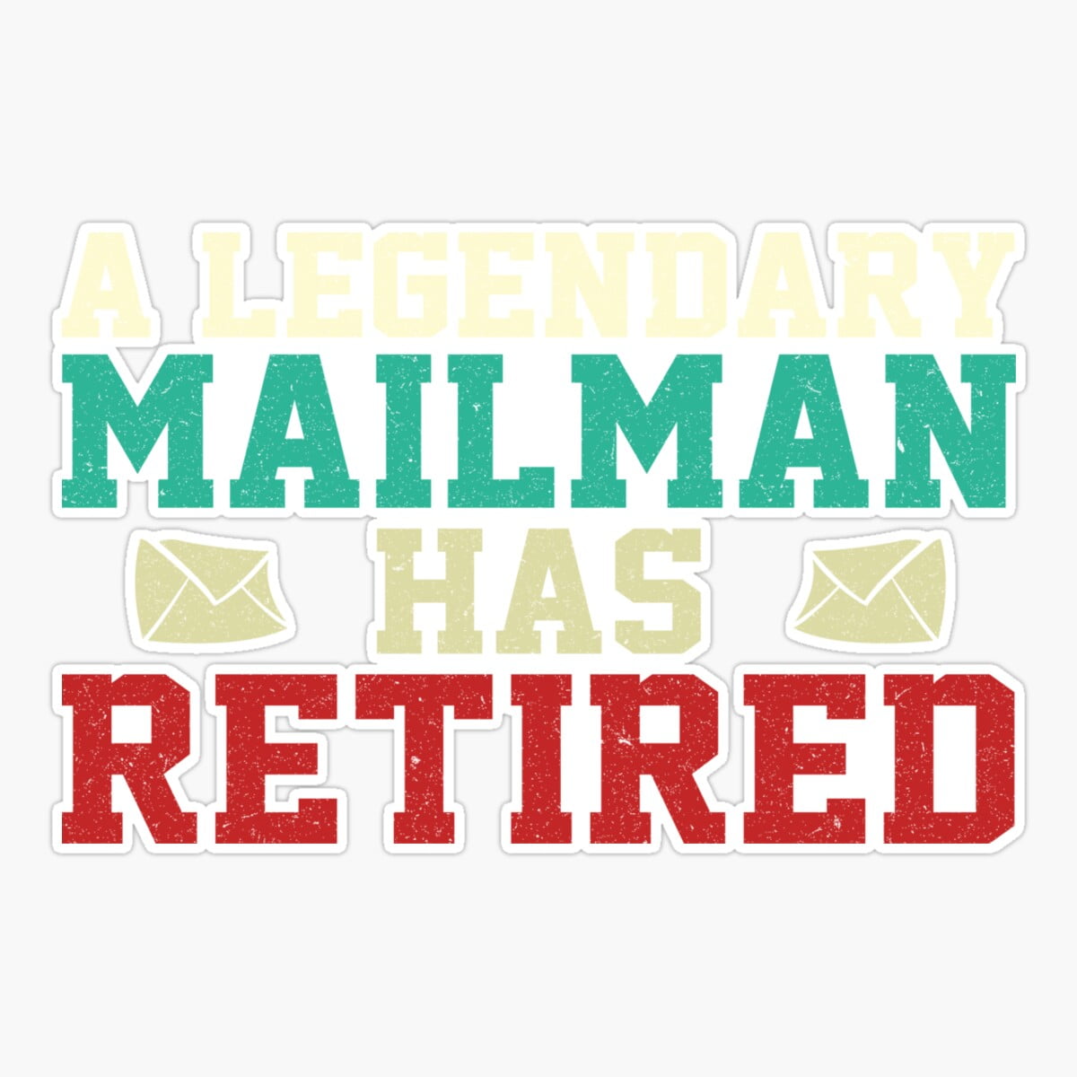 Maneki A Legendary Mailman Had Retired: Funny Mailman Retirement Gift ...