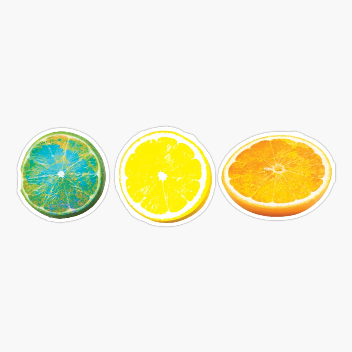 Maneki Lemon Mixed Sticker, Phone Decal Water Bottle Stickers Car ...