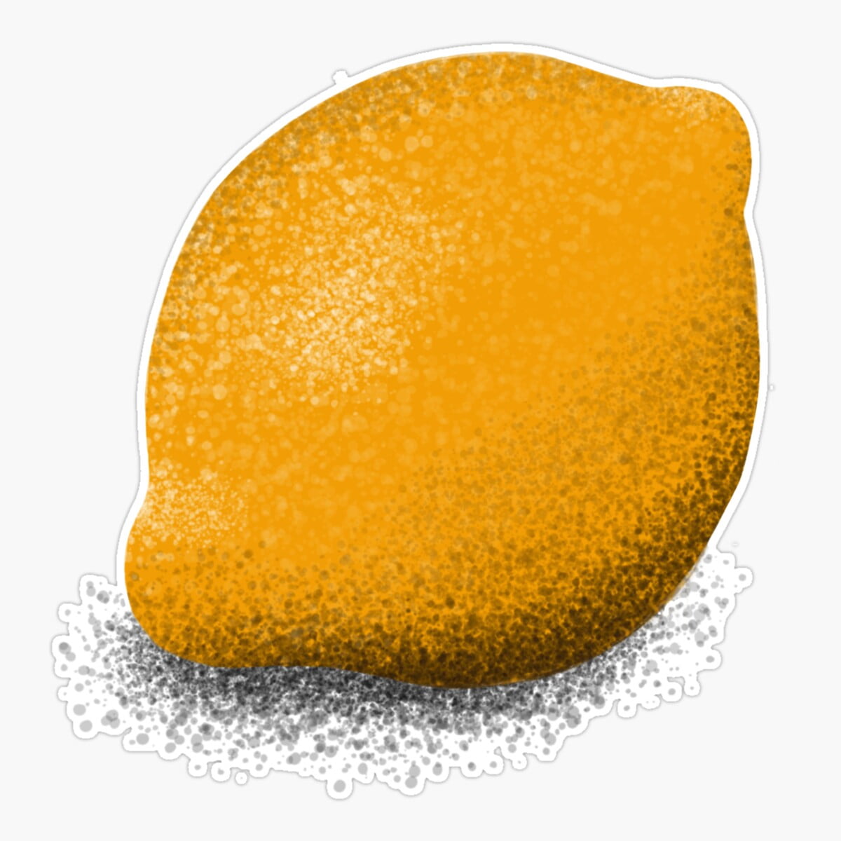 Maneki Lemon Sketch Sticker, Phone Decal Water Bottle Stickers Car ...