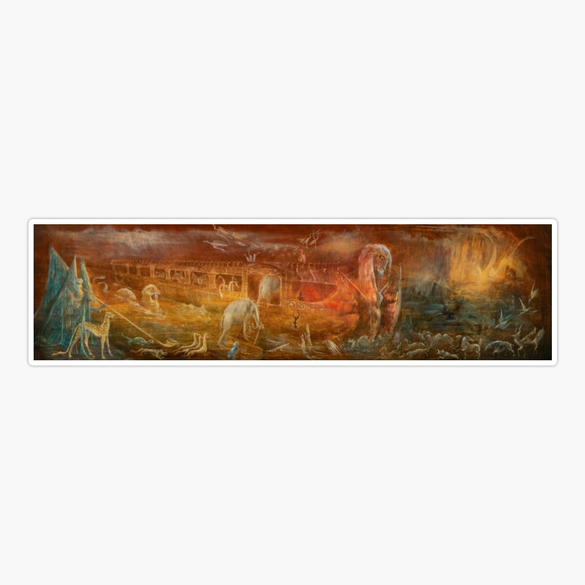 Maneki Leonora Carrington Surrealist Artwork Er, Phone Decal Water ...