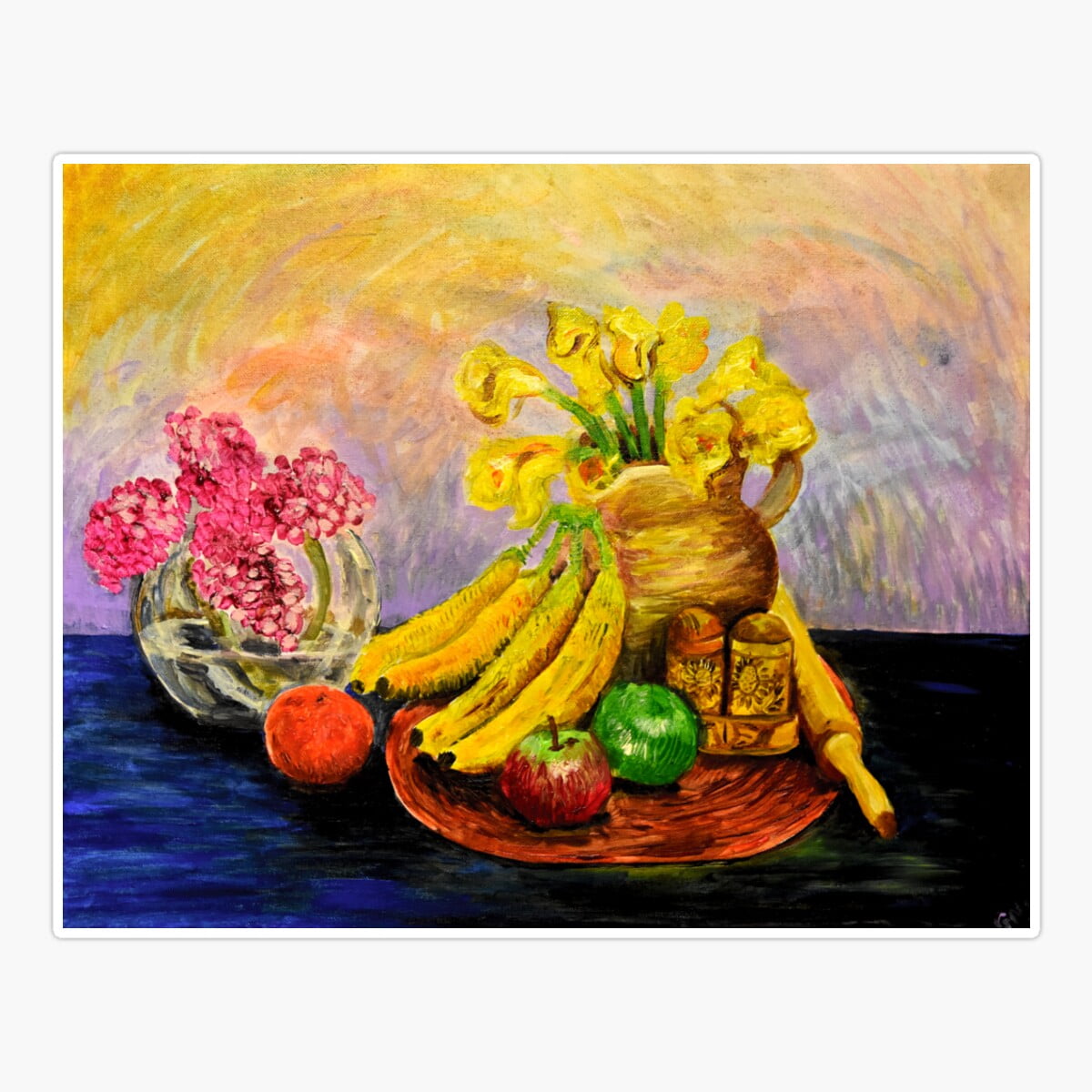 Maneki Lets Go Bananas Sticker, Phone Decal Water Bottle Stickers Car ...