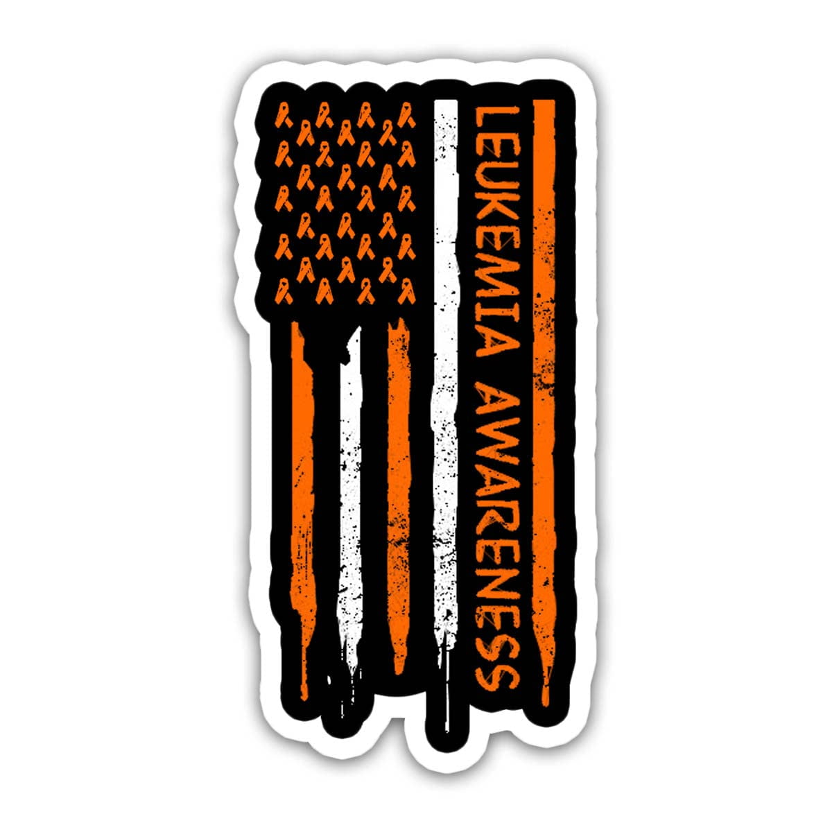 Maneki Leukemia Awareness Sticker Gift Decoration Truck Helmet Vehicles ...