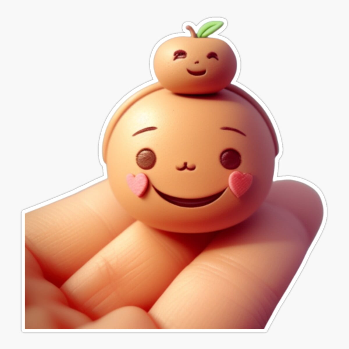 Maneki Lie Smiles In Apples Sticker, Phone Decal Water Bottle Stickers ...