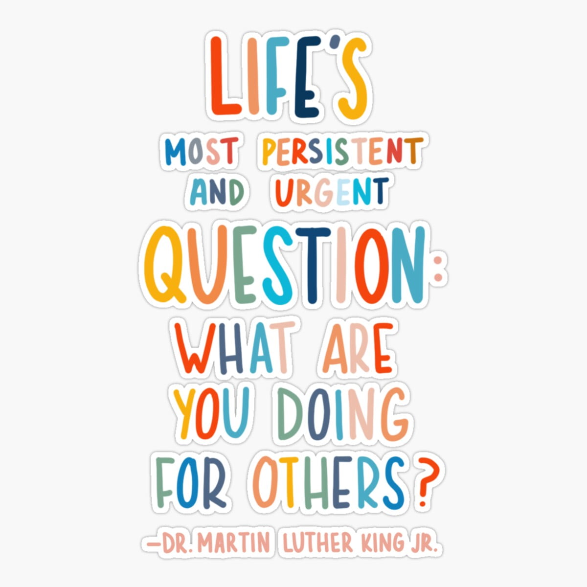 Maneki Life'S Most Persistent And Urgent Question Er, Phone Decal Water ...