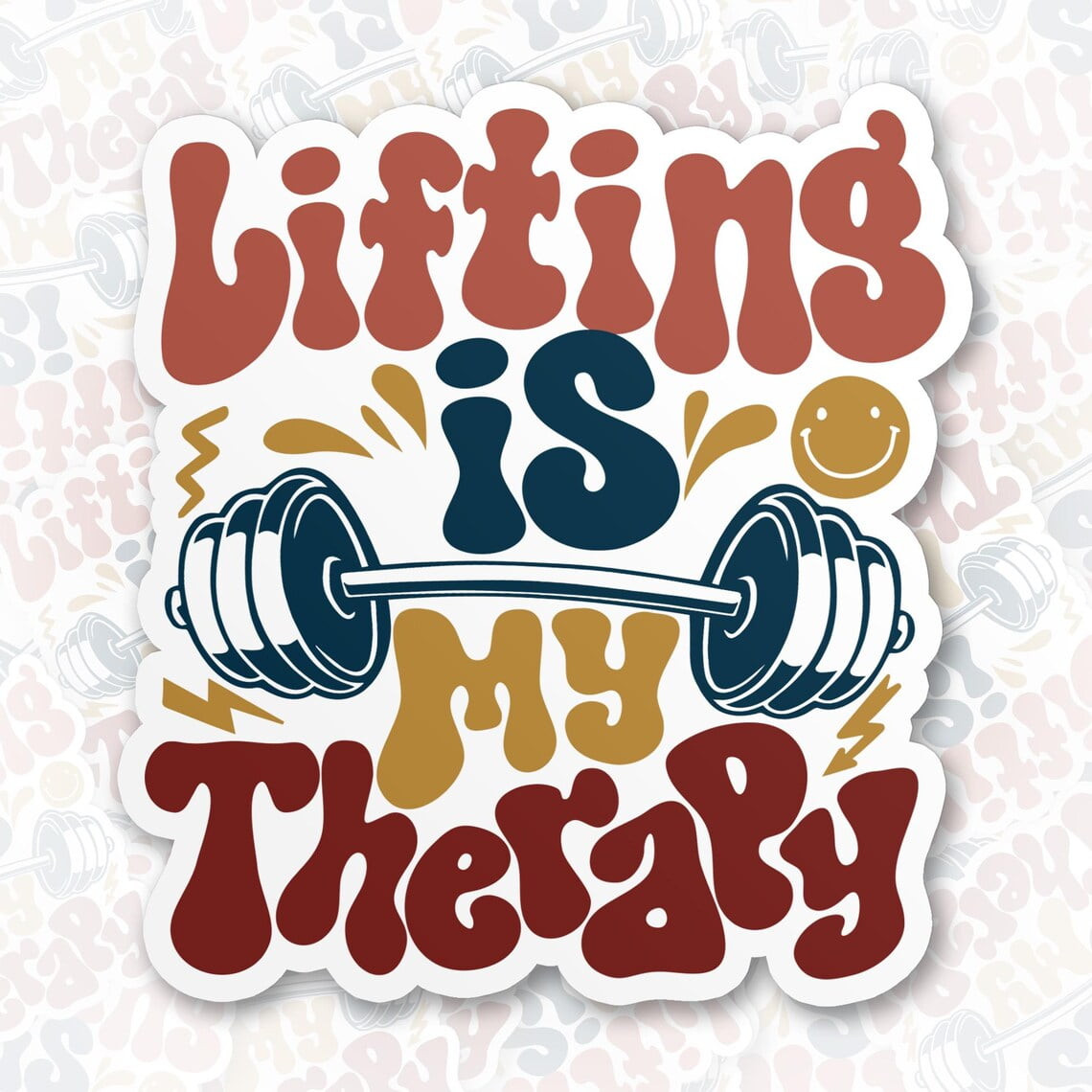 Maneki Lifting Is My Therapy Er, Motivational Gym Er, Weightlifting ...