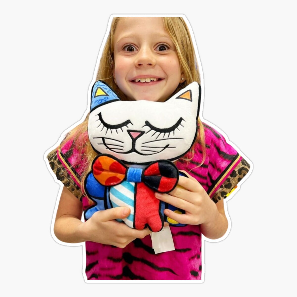 Maneki Like Nastya Holding Tickles Cute Cat, Like Nasya Sot Stued Plush ...