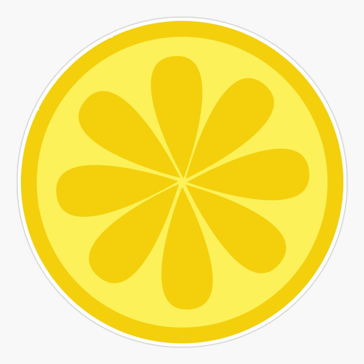 Maneki Lime And Lemon Slices Sticker, Phone Decal Water Bottle Stickers ...