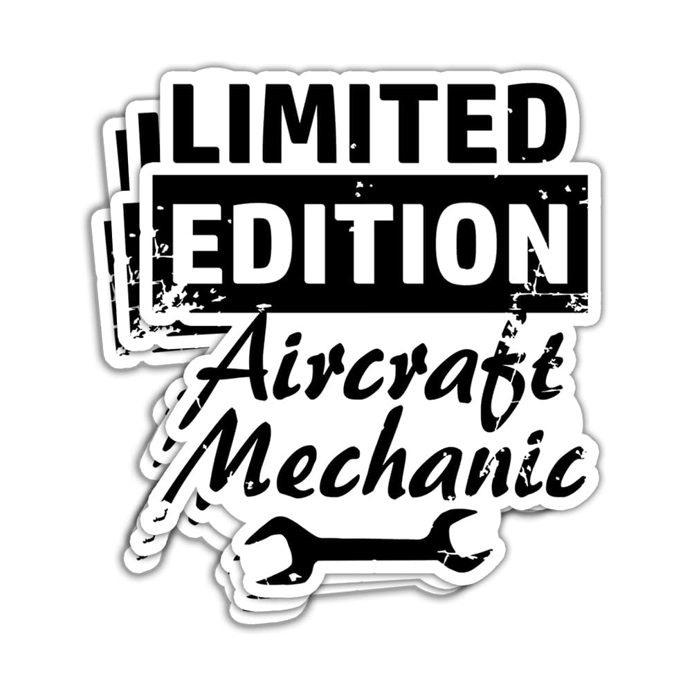 Maneki Limited Edition Aircraft Mechanic Sticker Aircraft Mechanic ...