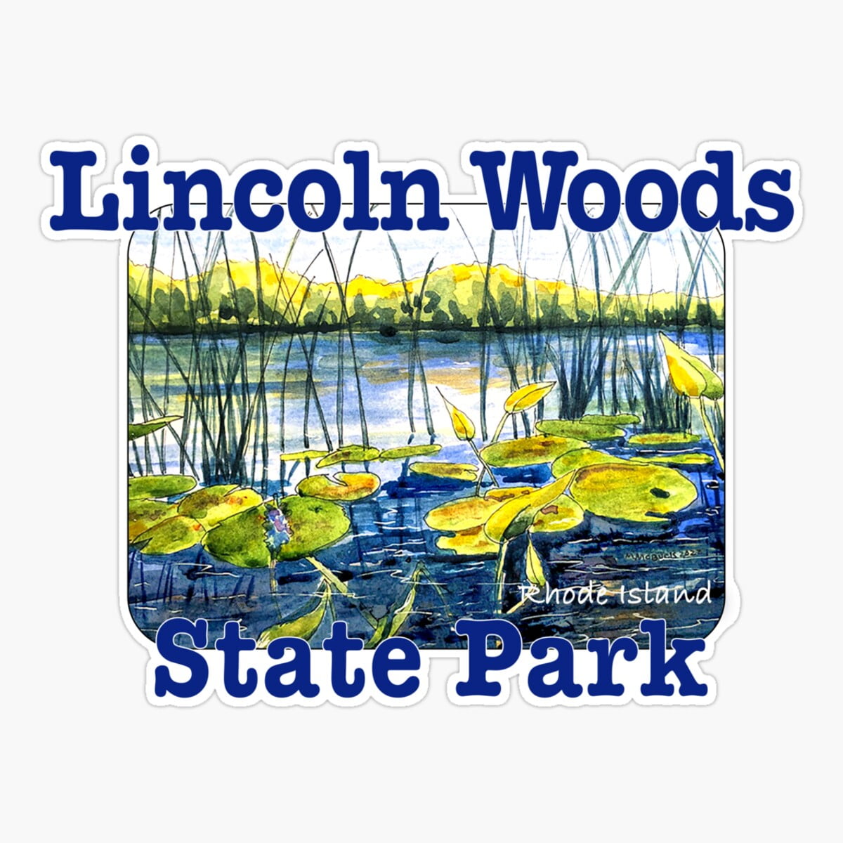 Maneki Lincoln Woods State Park, Rhode Island Er, Phone Decal Water ...