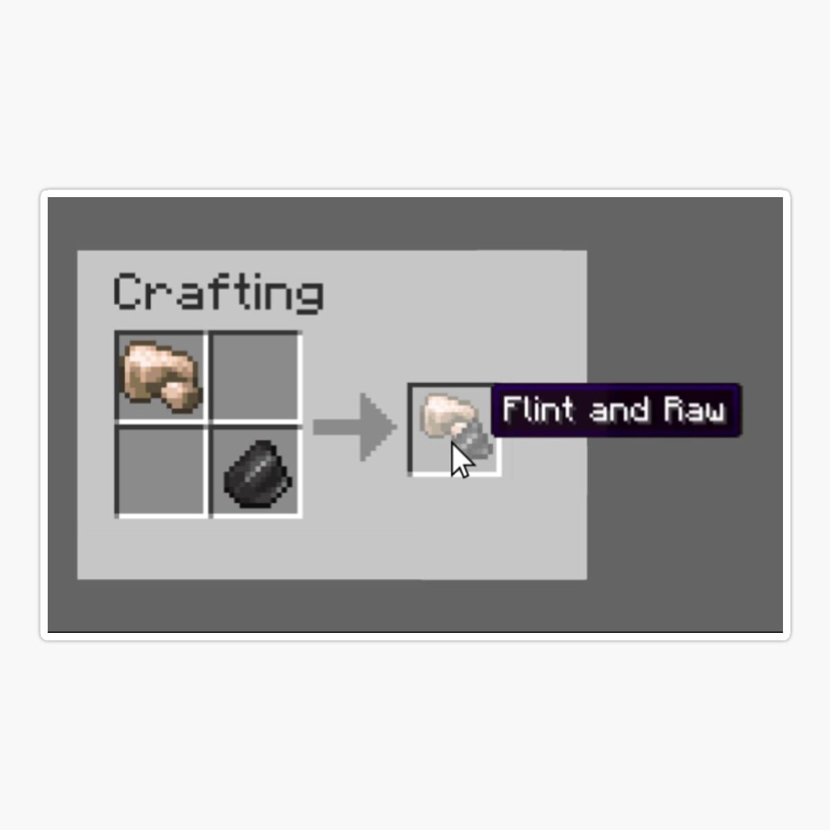 Maneki Lint 'N' Raw Crating Recipe- Zoomed In Version Sticker, Phone ...