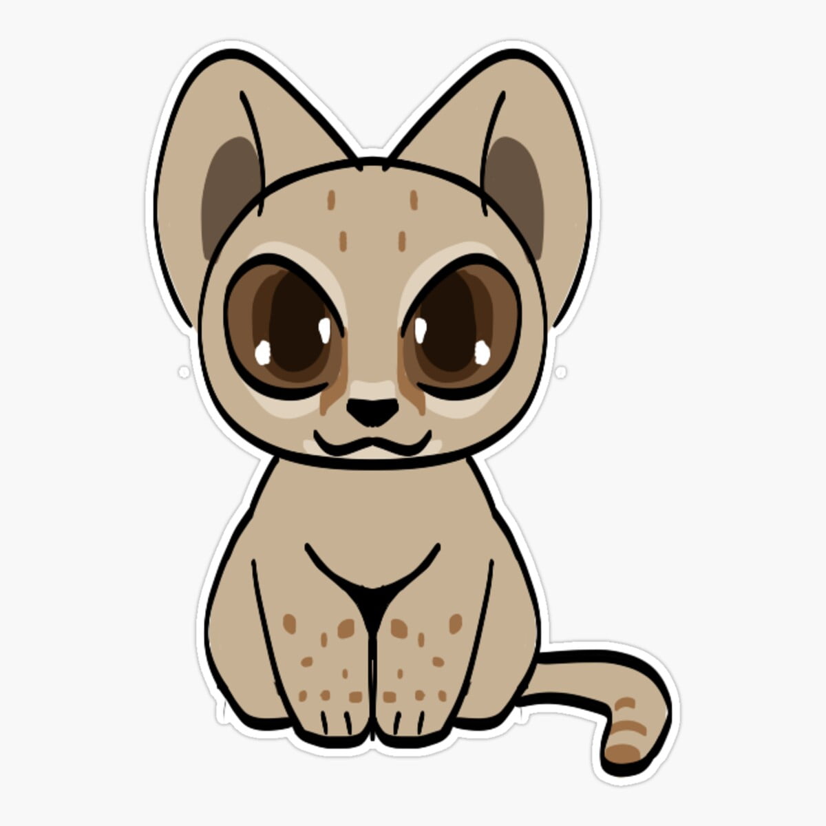 Maneki Lion Cub Er, Phone Decal Water Bottle Stickers Car Decals, Funny ...