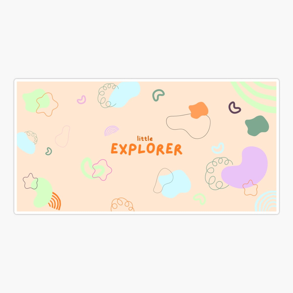 Maneki Little Explorer Design In Cute Detail And Colours Sticker, Phone ...