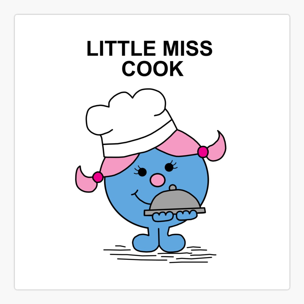 Maneki Little Miss Cook Sticker, Phone Decal Water Bottle Stickers Car ...