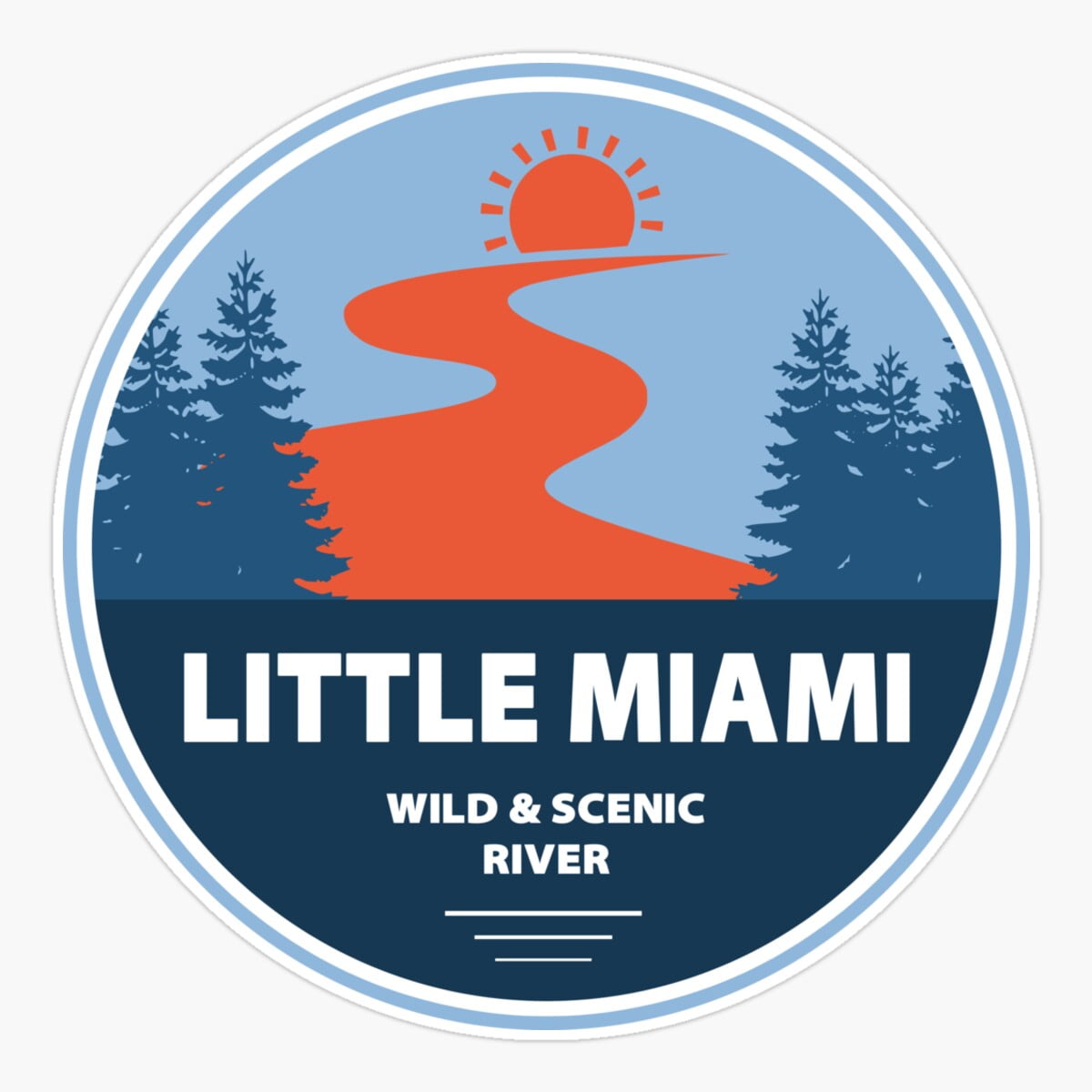 Maneki Little Wild And Scenic River Er, Phone Decal Water Bottle ...