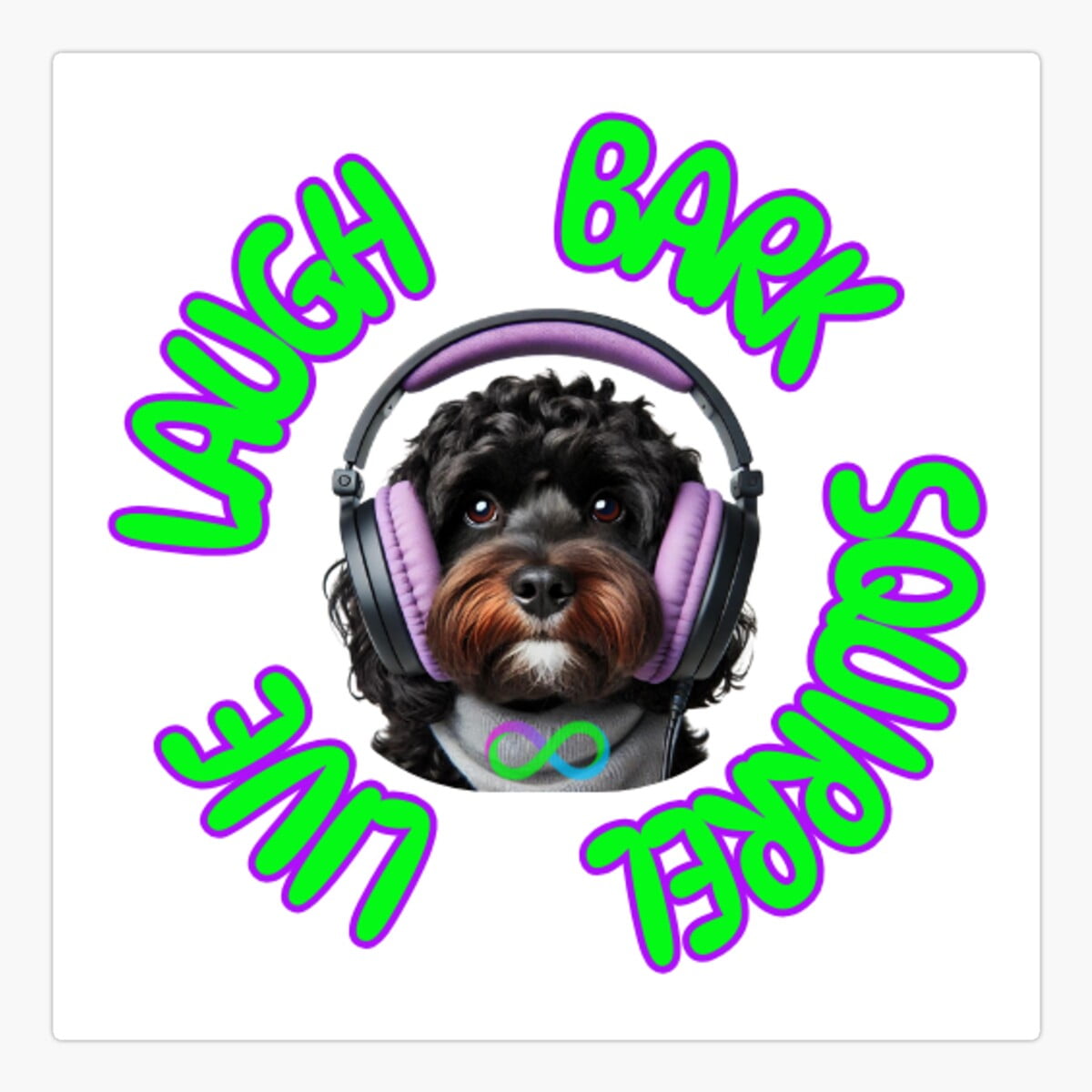 Maneki Live Laugh Bark Squirrel For Ers And Magnets By Humanities 101 ...