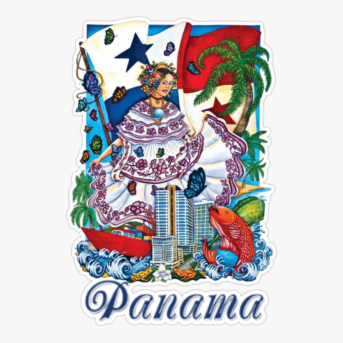 Maneki Living In Panama Punto Panameño Style World Of Art Vintage ...