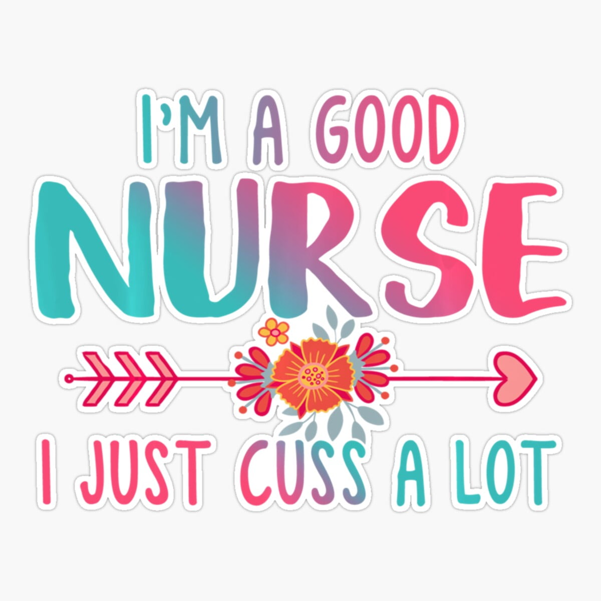 Maneki Living The Scrub Life Certified Nursing Gifts For A Nurse Er ...