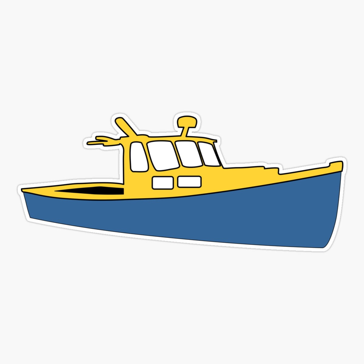 Maneki Lobster Boat Er, Phone Decal Water Bottle Stickers Car Decals ...