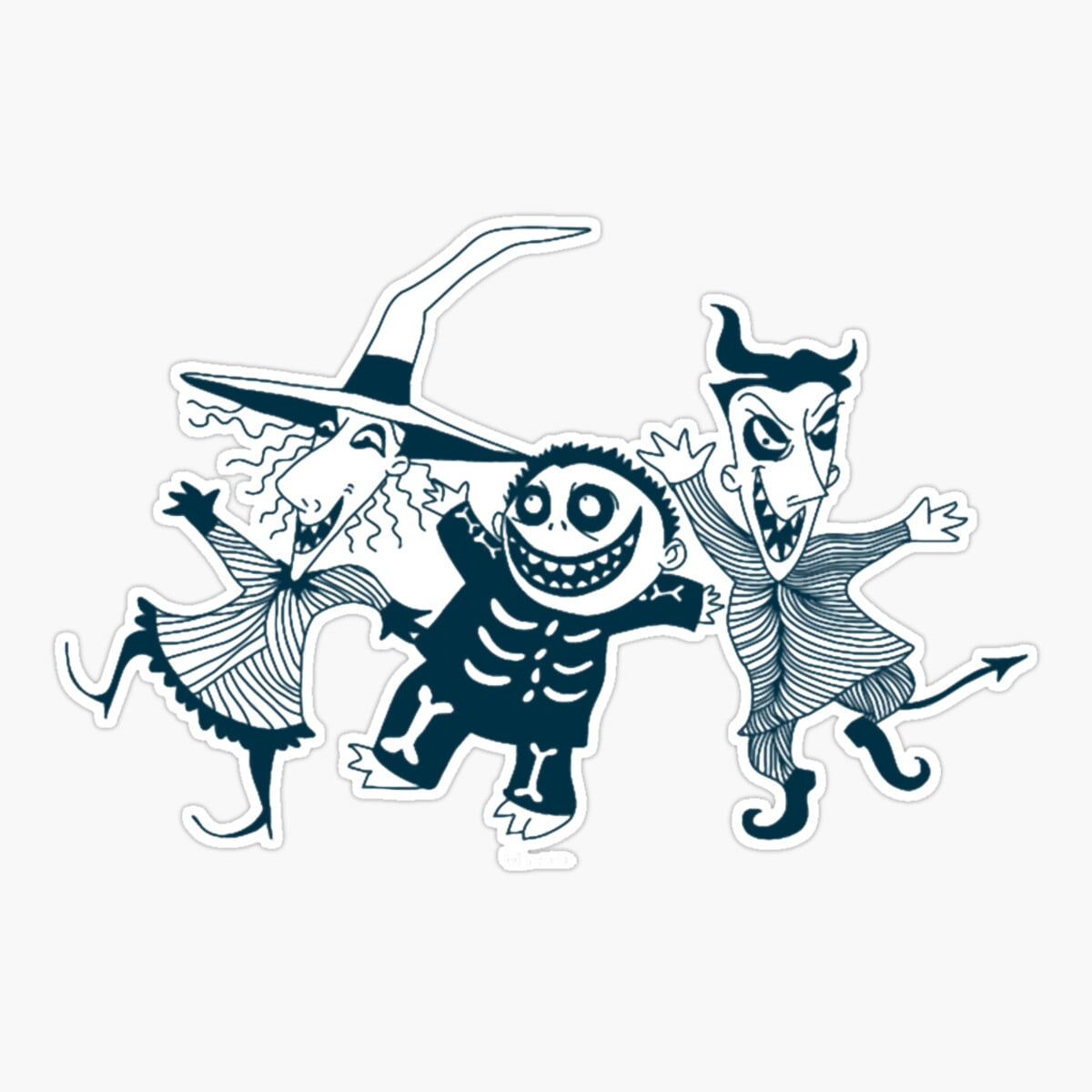 Maneki Lock, Shock & Barrel (1) Er, Phone Decal Water Bottle Stickers ...