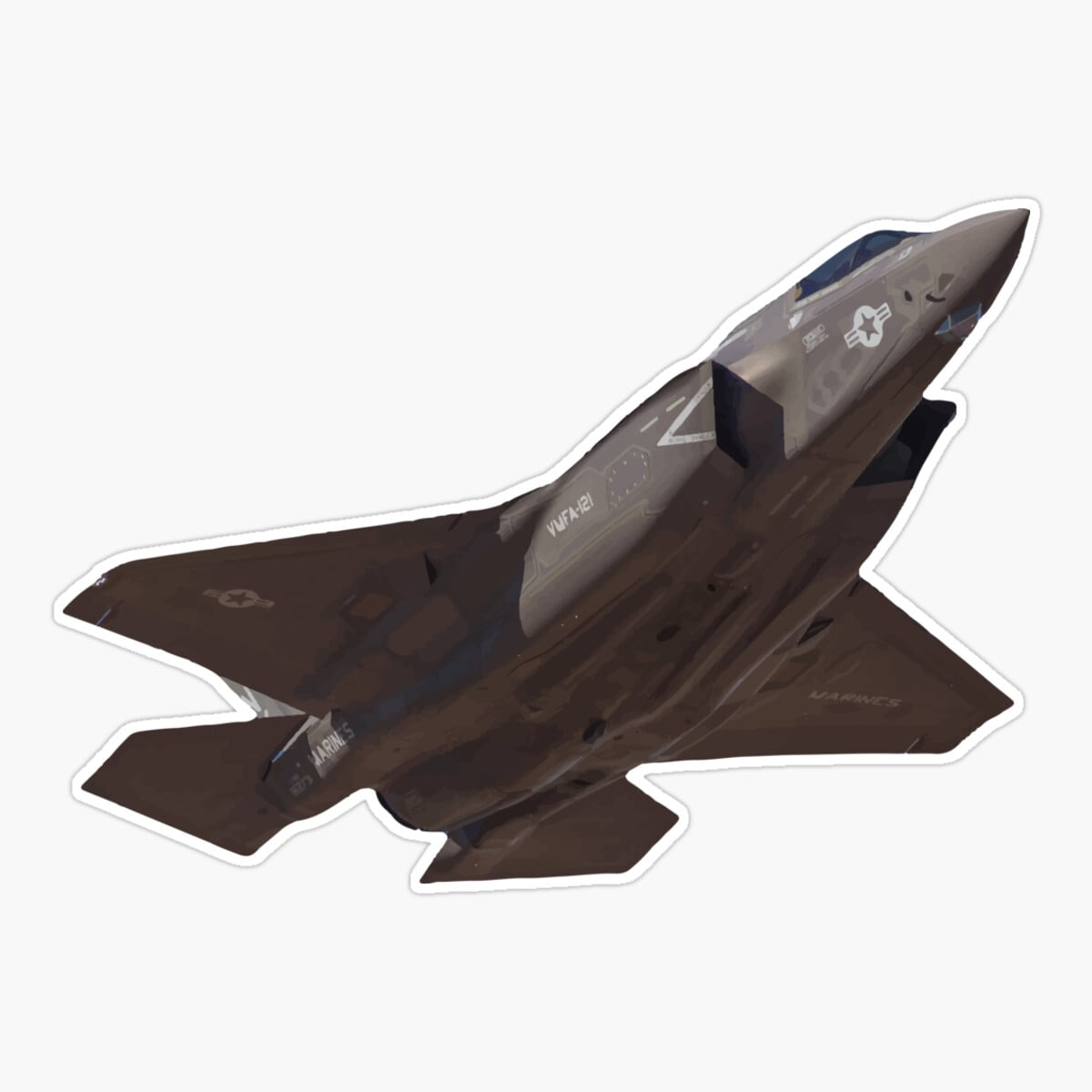 Maneki Lockheed Martin F 35 Lightning Fighter Jet Under Side Us Air ...