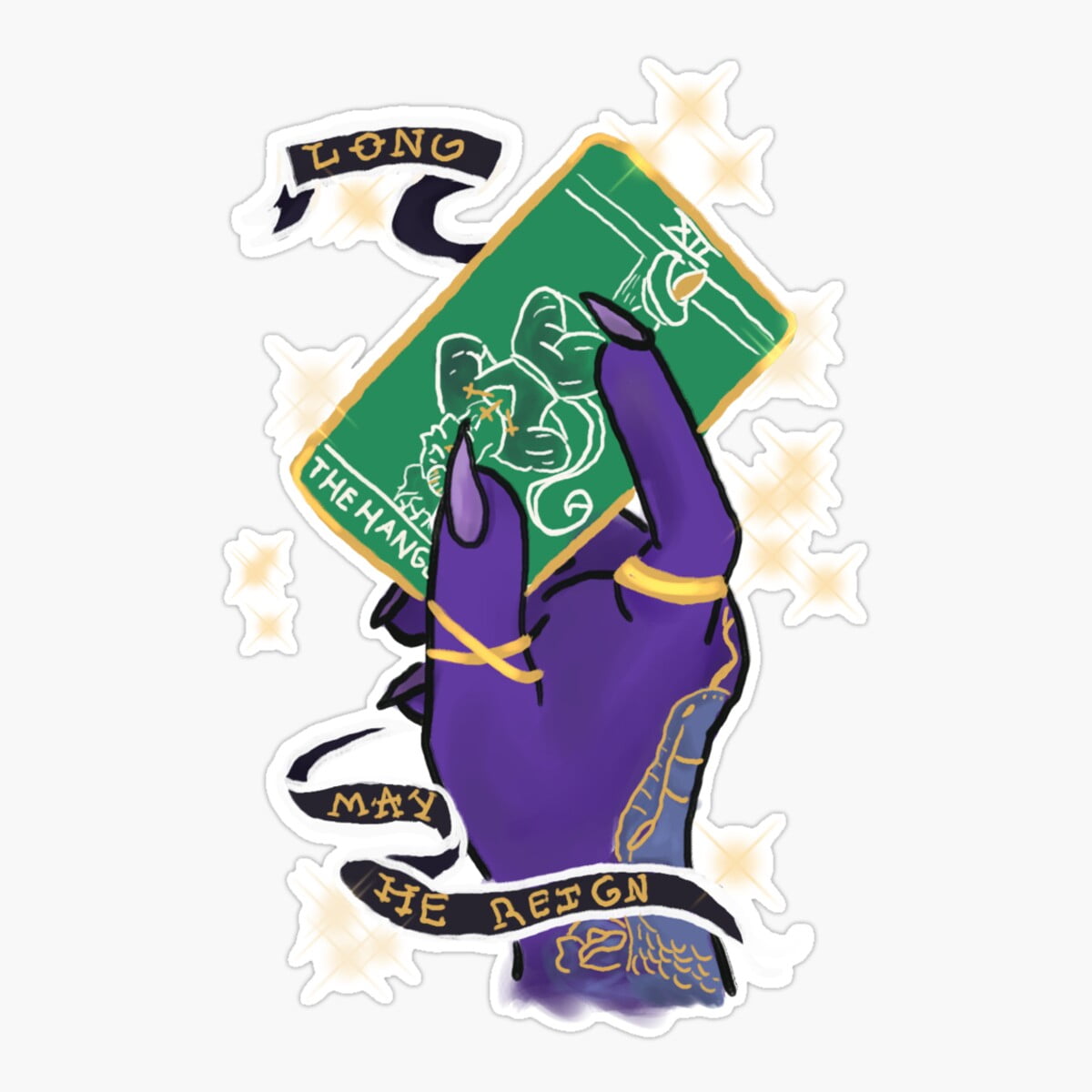 Maneki Long May He Reign Er, Phone Decal Water Bottle Stickers Car ...