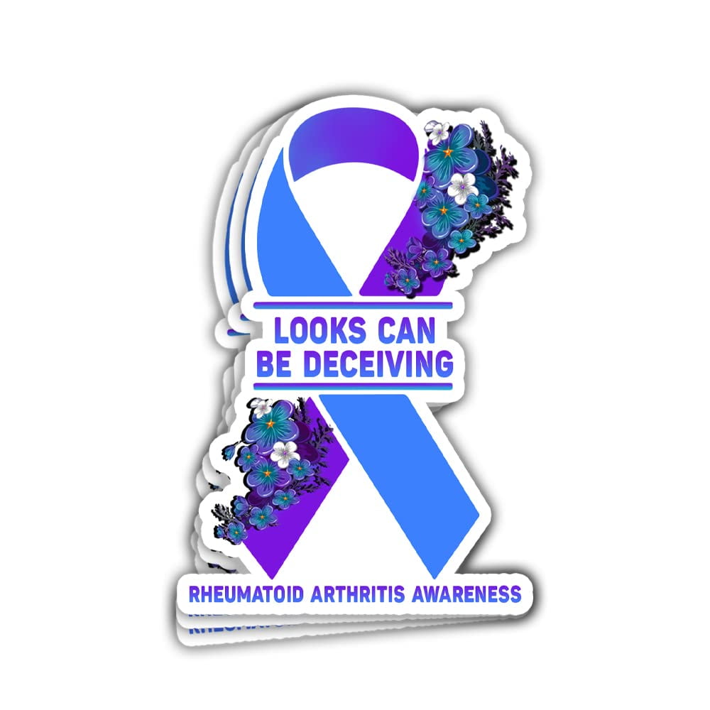 Maneki Looks Can Be Deceiving Rheumatoid Arthritis Awareness Sticker ...