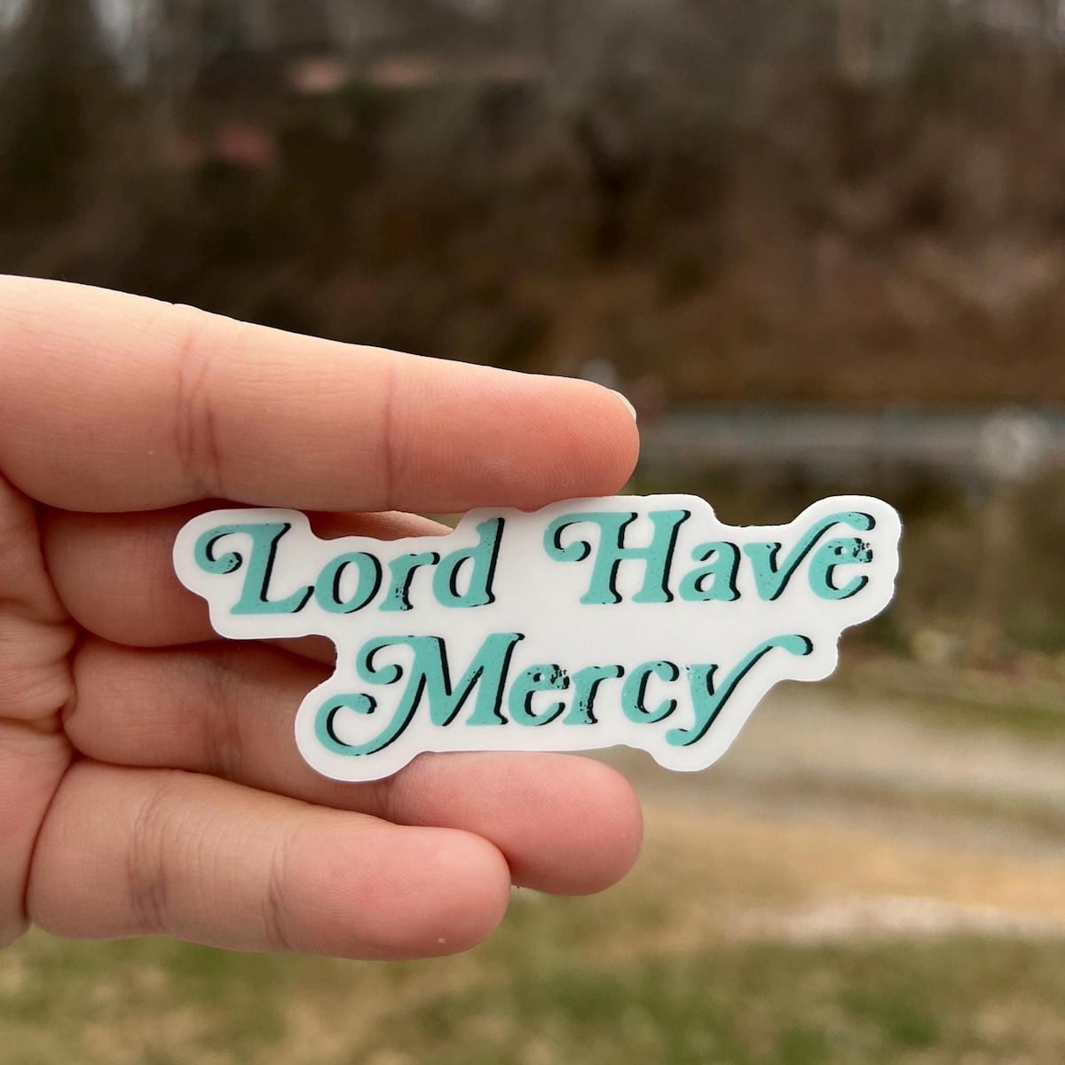 Maneki Lord Have Mercy Sticker, , Country Lover Gift For Friends ...