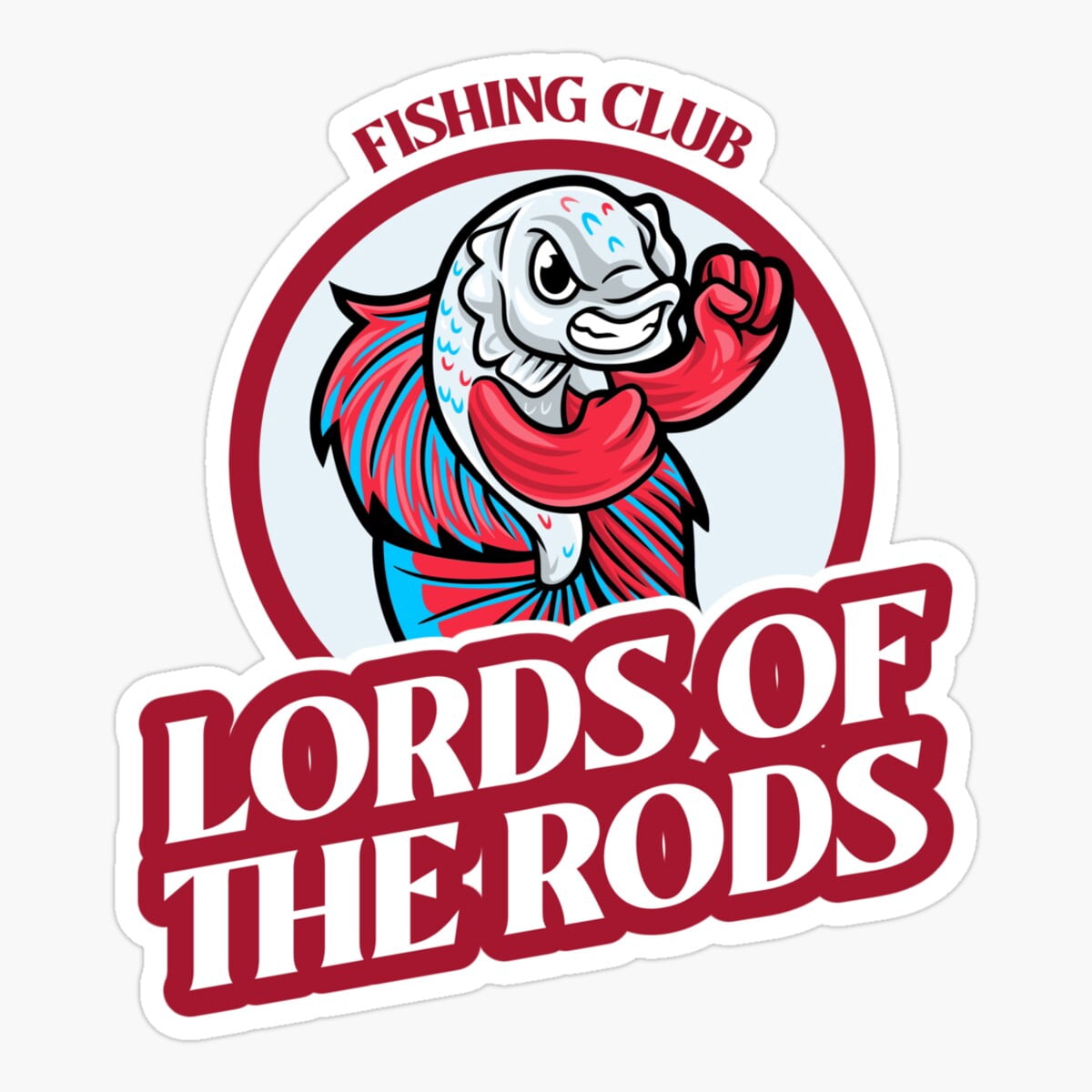Maneki Lords O The Rods Ishing Club Er, Phone Decal Water Bottle ...