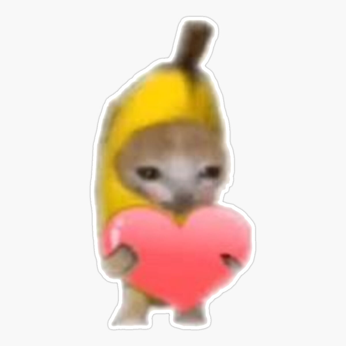 Maneki Love, Banana Cat Er, Phone Decal Water Bottle Stickers Car ...