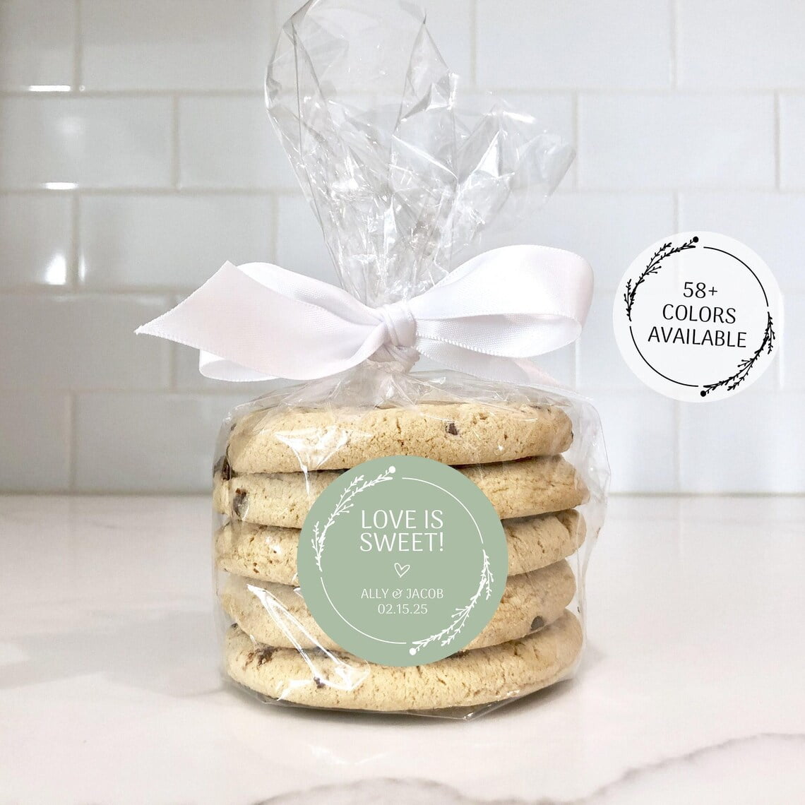 Maneki Love Is Sweet Labels, Thank You Ers Wedding, Vinyl Ers Wedding ...